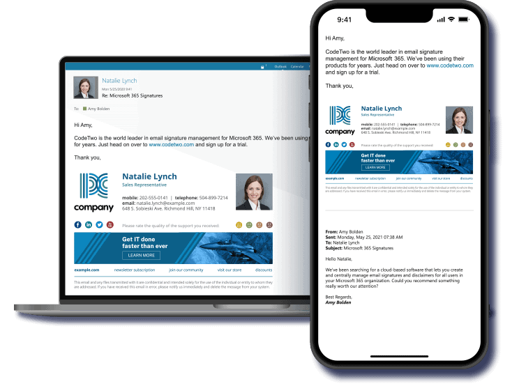 Code Two | Email Signature | RAS Infotech